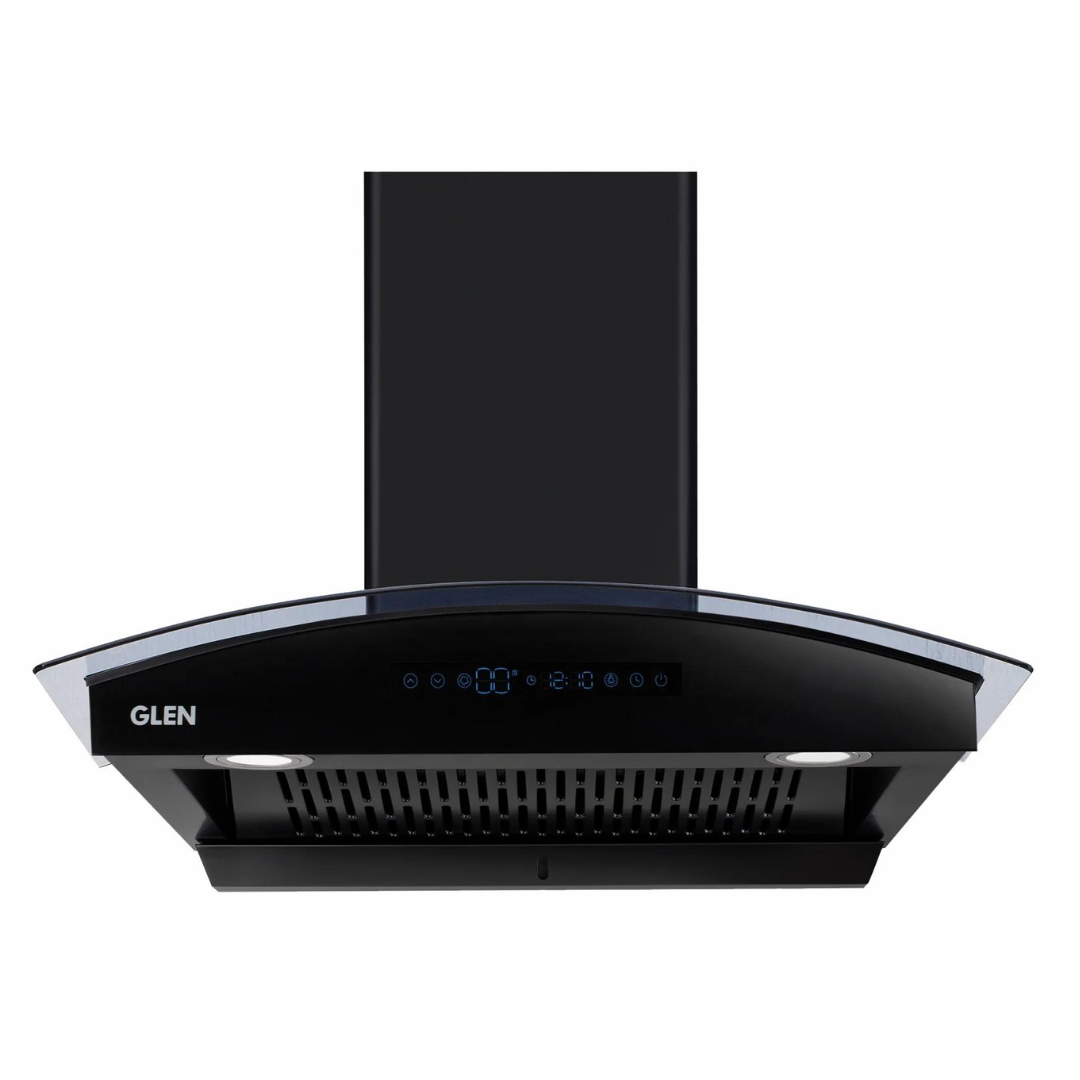 Buy Lowest Price Glen CH 6069 BL BLDC AC 90cm Auto Clean, Curved Glass ...