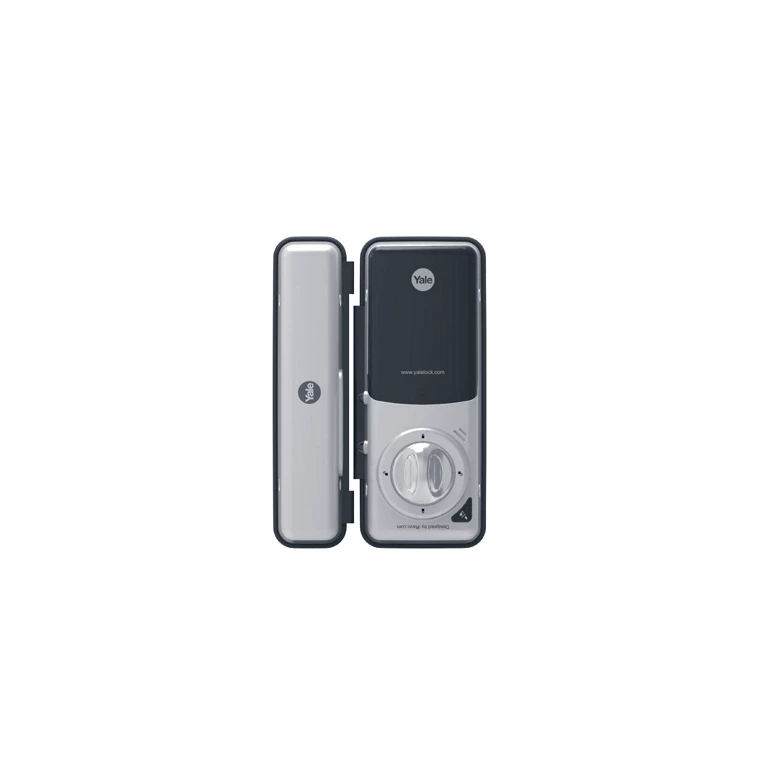 Yale YDG 413A GL Biometric Smart Glass Door Lock, Mirror Finish ...