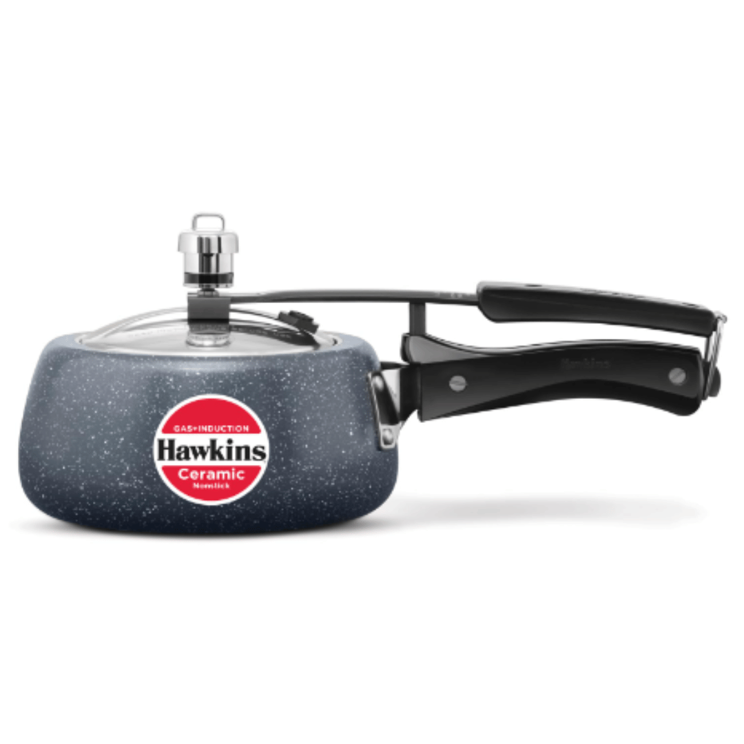 Buy Now Hawkins 1.5 Litre Ceramic Nonstick Pressure Cooker, Induction ...