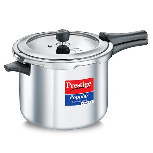 Prestige Popular Svachh Spillage Control SS Pressure Cooker 7.5L 20174 ...