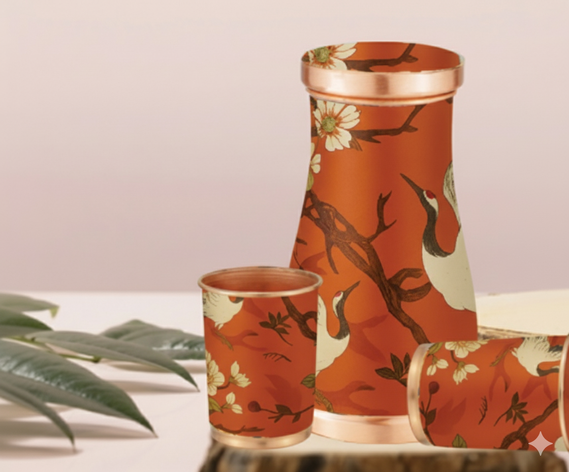 Graphica Carafe Set Brown – apnidukaan.com