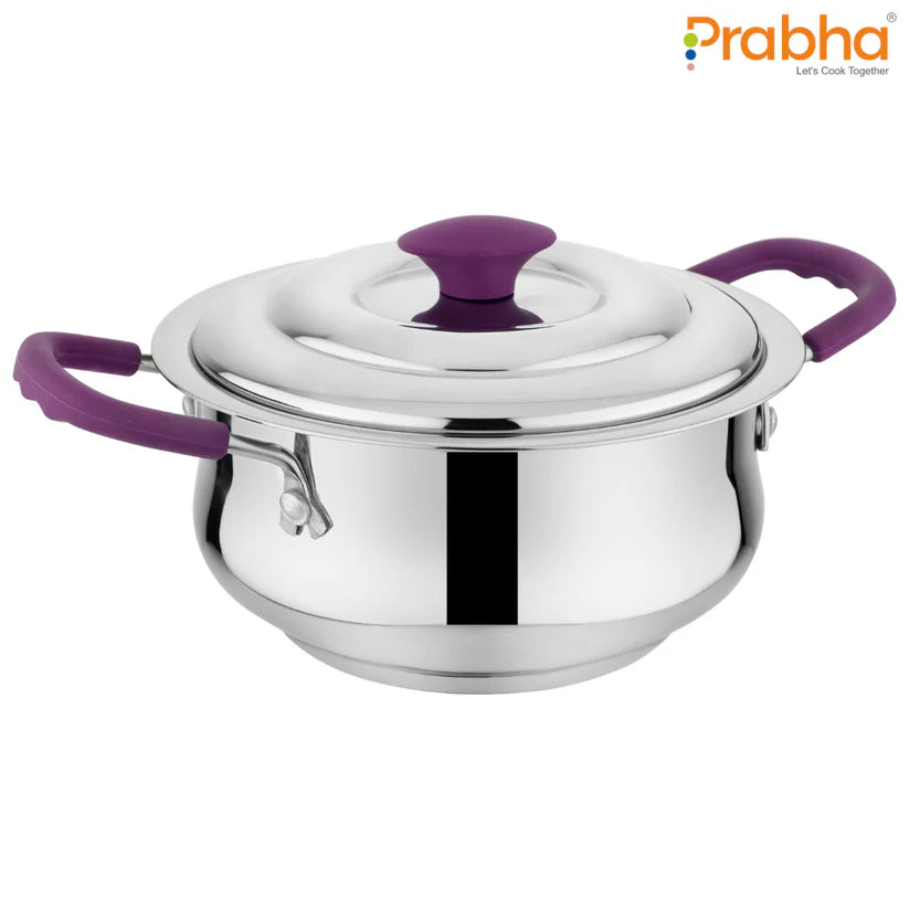 Stainless Steel Induction Base Alfa Plus Handi With Steel Lid 1500ml ...