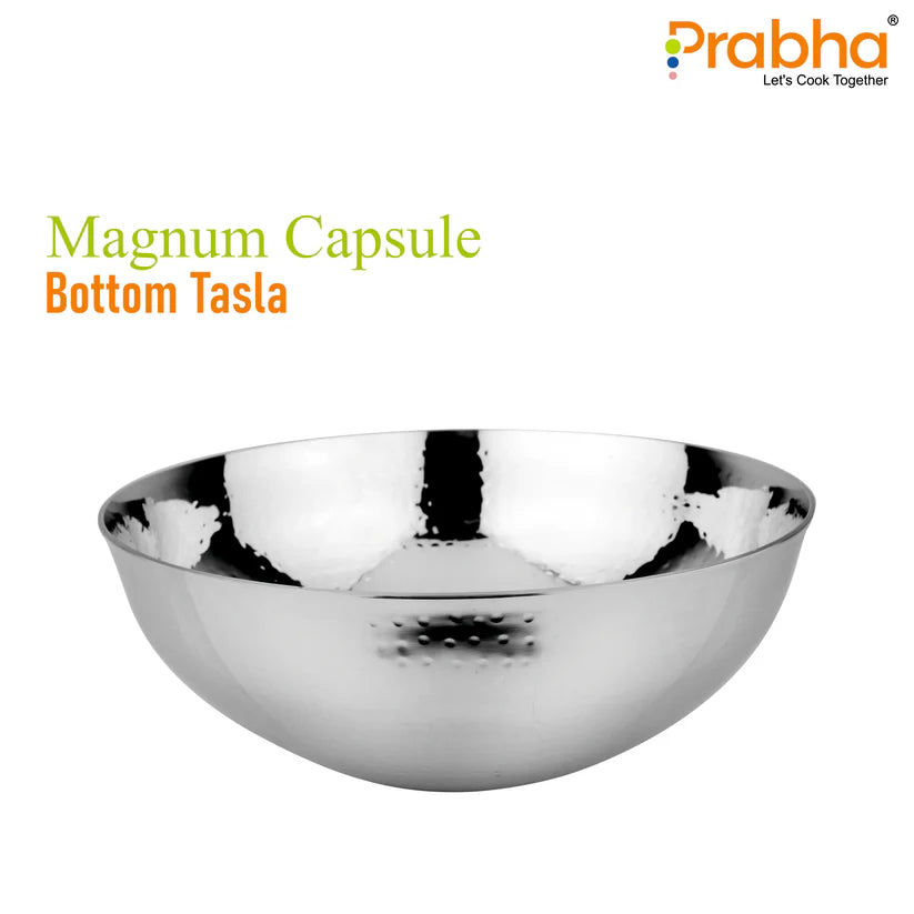 Magnum Capsule Bottom Hammered Tasla Without Lid – 1.3L, 20cm ...