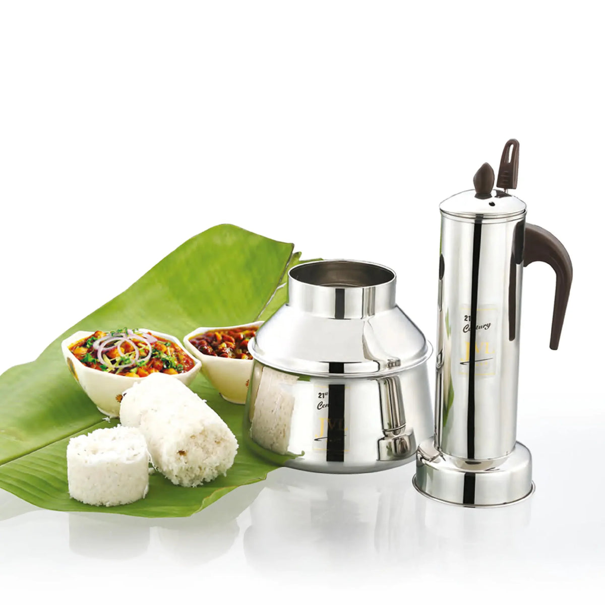 Stainless Steel South Indian Round Puttu Kudam Maker – apnidukaan.com