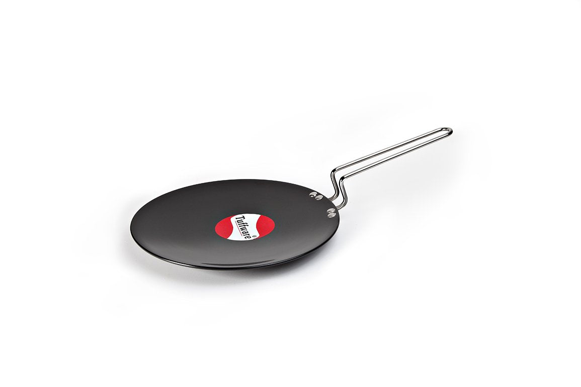 Tuffware 10 Inches Hard Anodised Aluminium Tava 4mm Stainless Steel ...