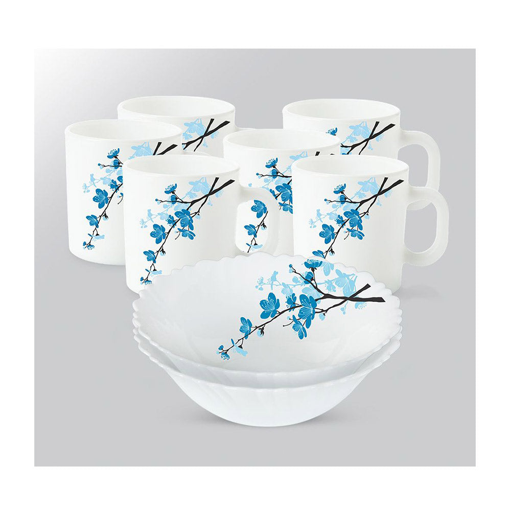 Borosil Mimosa Snack Set 8 Pcs – apnidukaan.com