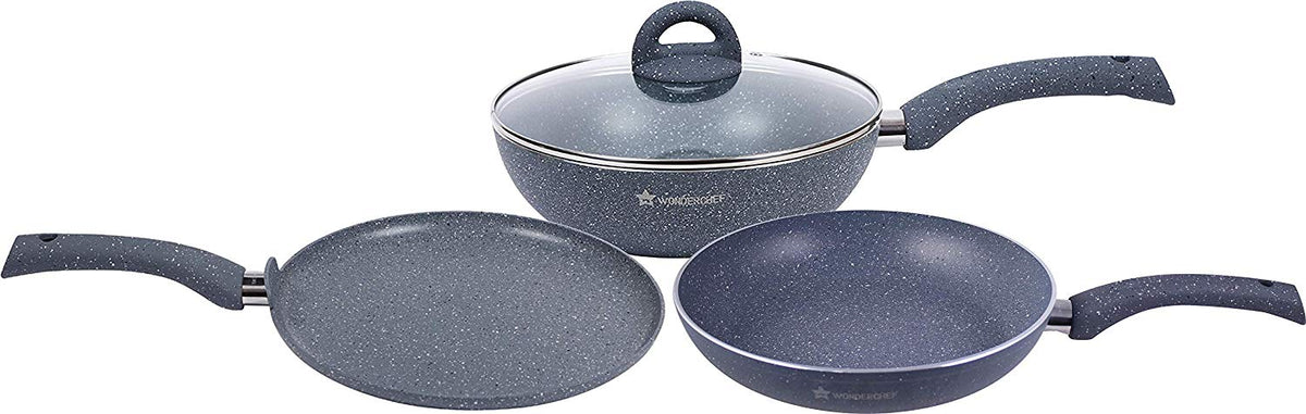 Wonderchef Granite Set With 26 cm Dosa Tawa – Apnidukaan
